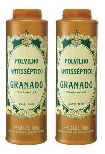Granado Antiseptic Talcum Powder for Rashes 2x100g