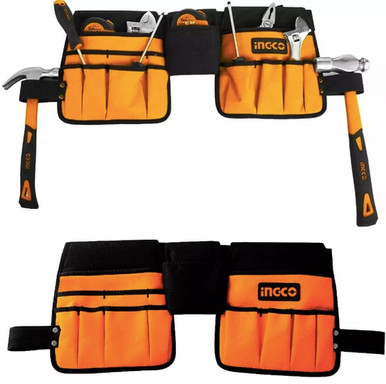 Ingco Adjustable Tool Belt with 14 Pockets - S