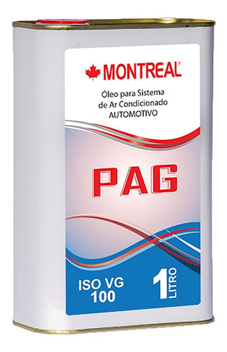 Montreal Automotive Air Conditioner Oil R134a PAG100 1 Liter