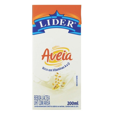 Lider UHT Oat Milk Drink Box 200ml Kit with 6 Units