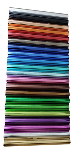 Jenicek e Hijos Foil Textil - Color Fabrics Combo of 4, 32cm x 6m Each
