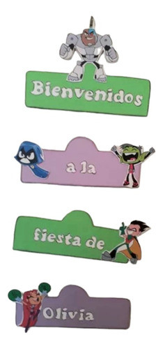 Cozzas Divertidas Welcome Sign Young Titans