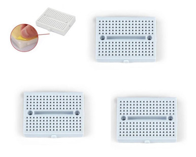 Lojadahora Kit 50 Mini Protoboard White with 170 Points