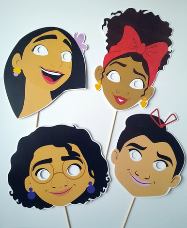 Cartelitos Lindos Props for Encanto Movie Photos - Pack of 10