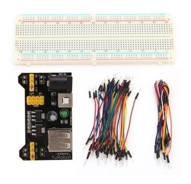 MB102 Alimentación Módulo 3.3V 5V + Tablero De Protoboard