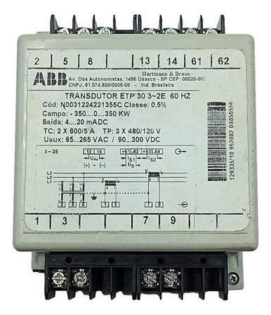 ABB Transducer N0031224221355C ETP 30 3~2E 60Hz