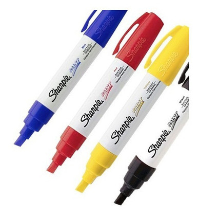 Sharpie Permanent Markers Thick X1 Various Colors Febo