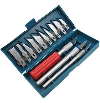 Precision Knife Set of 13 Interchangeable Blades