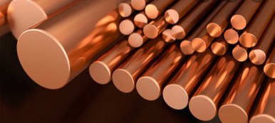 Metales Pronto Solid Copper Bar 12.7mm x 1 Meter