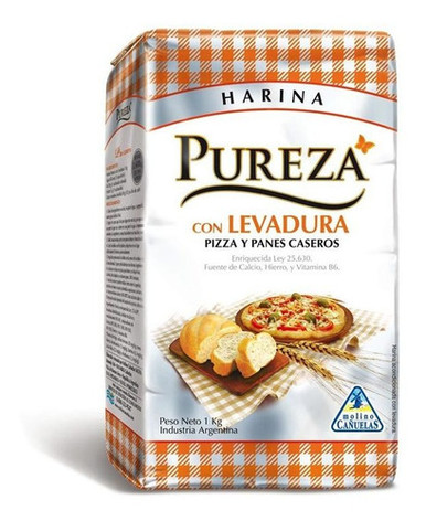 Pureza Pack X 10 Units Pancasero Flour 1 Kg