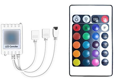 Phopollo 24-Key Remote Control and Dual-Port Receiver