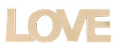 Buenos Aires Mosaicos Love Word in MDF 9mm