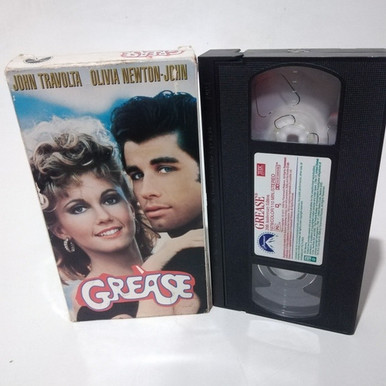 Paramount Grease VHS Starring John Travolta and Olivia Newton-John