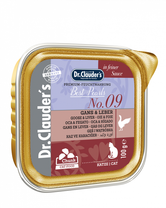 Dr Clauder Cat Terrine Goose & Liver 100g - Pet World