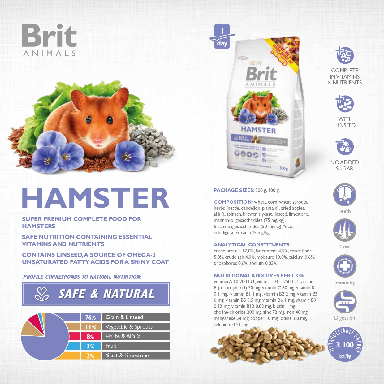 Brit Hamster Complete - Pet World