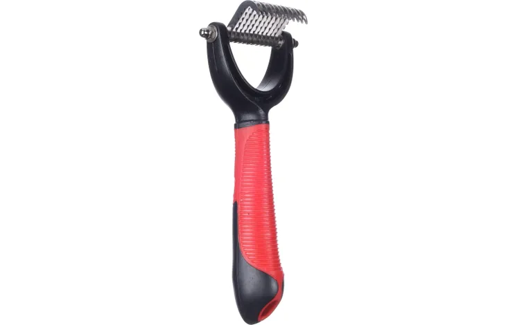 Flamingo Dematting Rake with Rounded Blades - Pet World