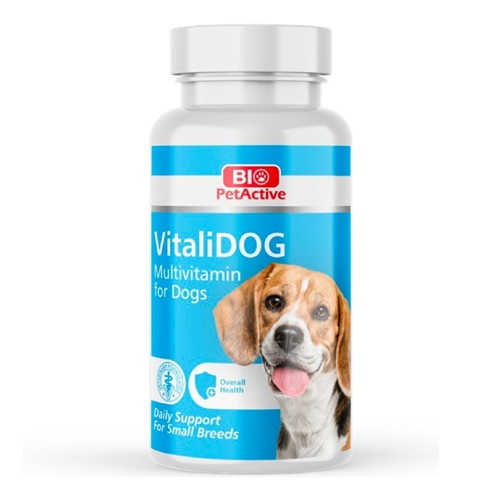 Bio PetActive Vitalidog Small Breed (Multivitamin Tablet for Dogs) 60 ...