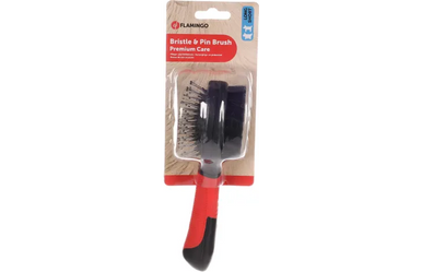 Flamingo Bristle & Pin Brush Premium Care - Pet World