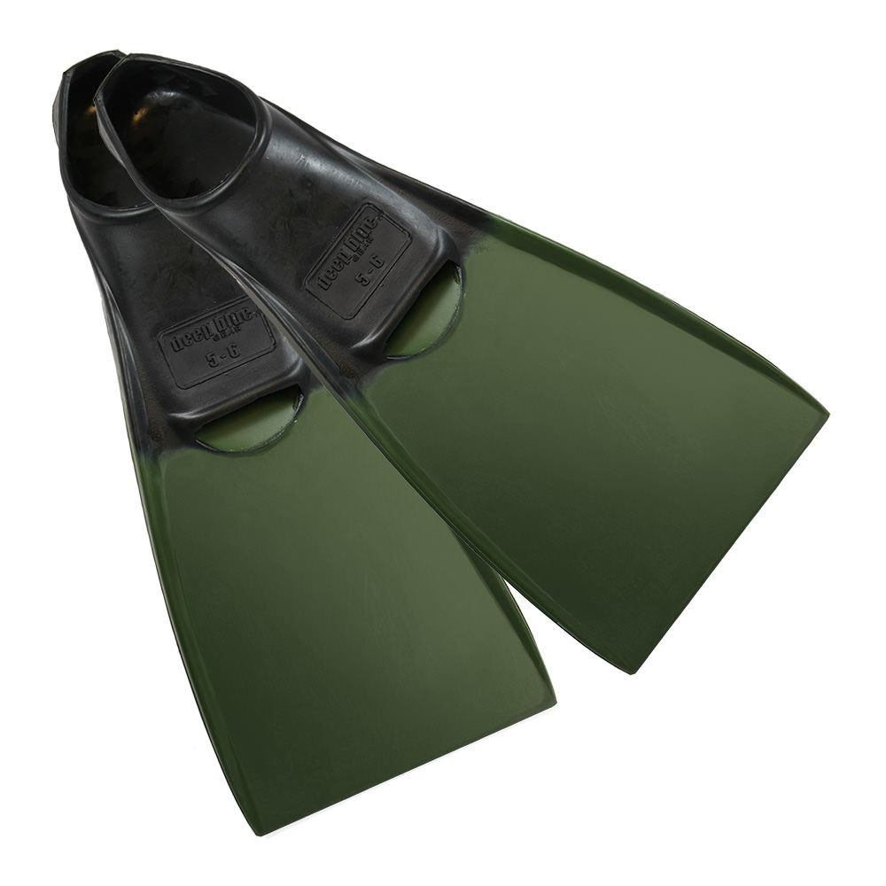 Aquanaut II Adult Full Foot Snorkeling Fins by Deep Blue Gear