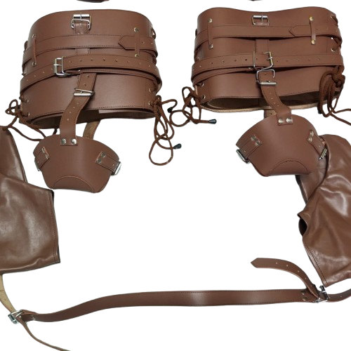 Leather Arm & Leg Binder | BDSM Leather Pet Crawler