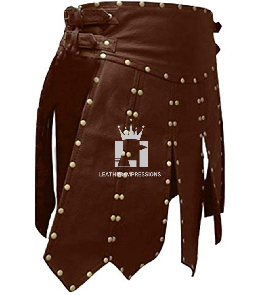 Leather Gladiator Kilt | Scottish LARP
