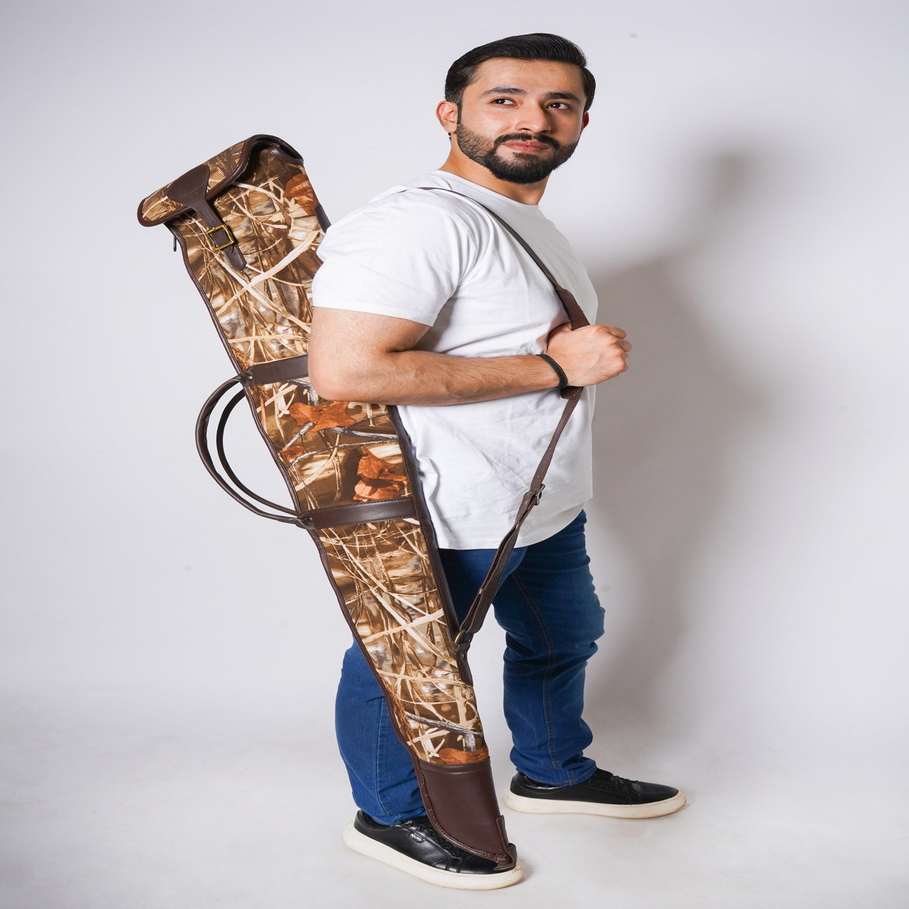 Genuine Cordura Leather Shotgun Case | Hunting Rifle Case for sale