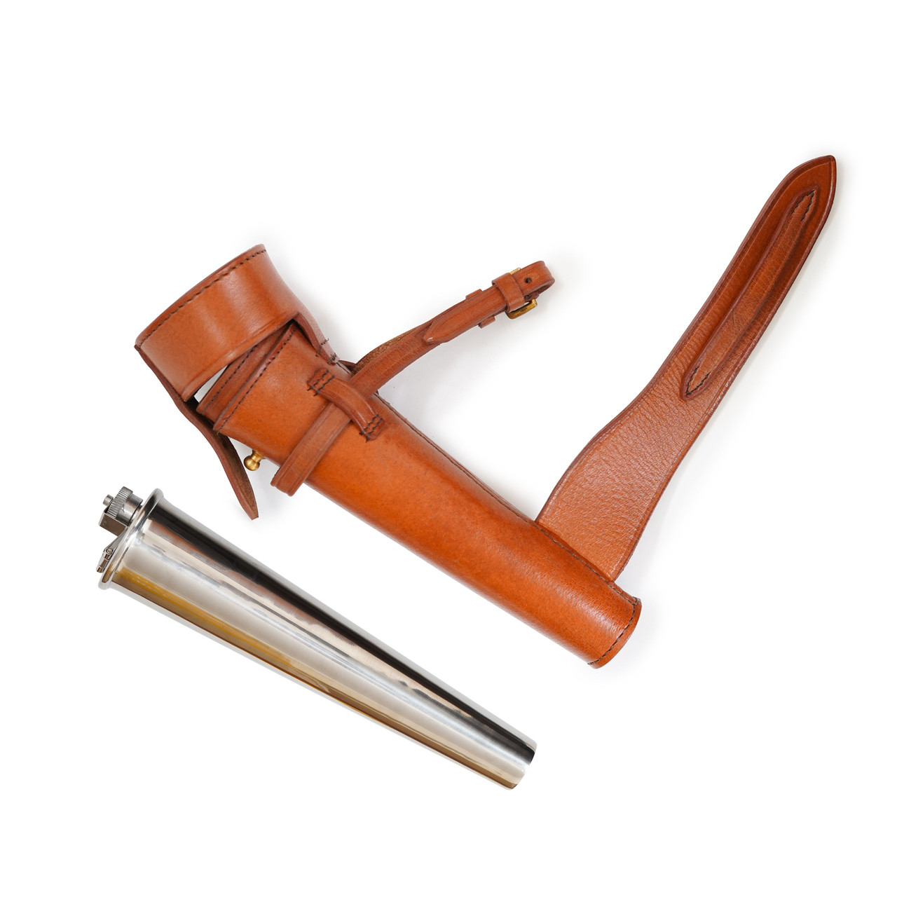 Stay Hydrated with our Hunting Flask with Leather Case on your next hunt