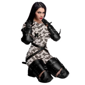 Leather Arm & Leg Binder | BDSM Leather Pet Crawler