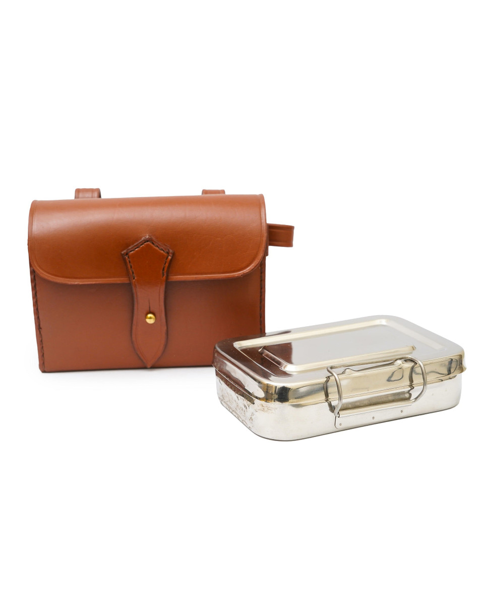 Stay Hydrated with our Hunting Flask with Leather Case on your next hunt