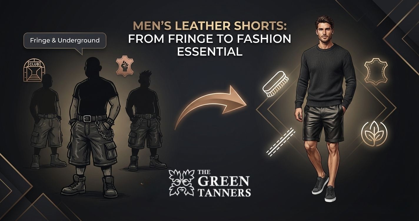 The Complete Guide to Leather Shorts for Men - The Green Tanners