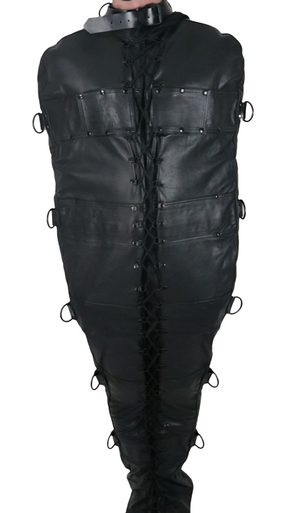 Handmade Leather Sleepsack Bondage with Laces
