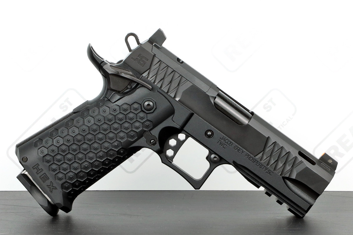 Jacob Grey TWC HEX Ported 4.25" Double Stack 1911 Pistol 9mm BLACK