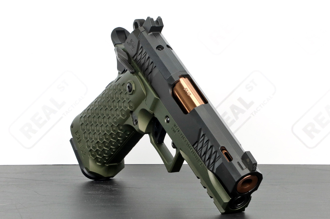 Jacob Grey TWC HEX Ported 4.25" Double Stack 1911 Pistol 9mm BLACK