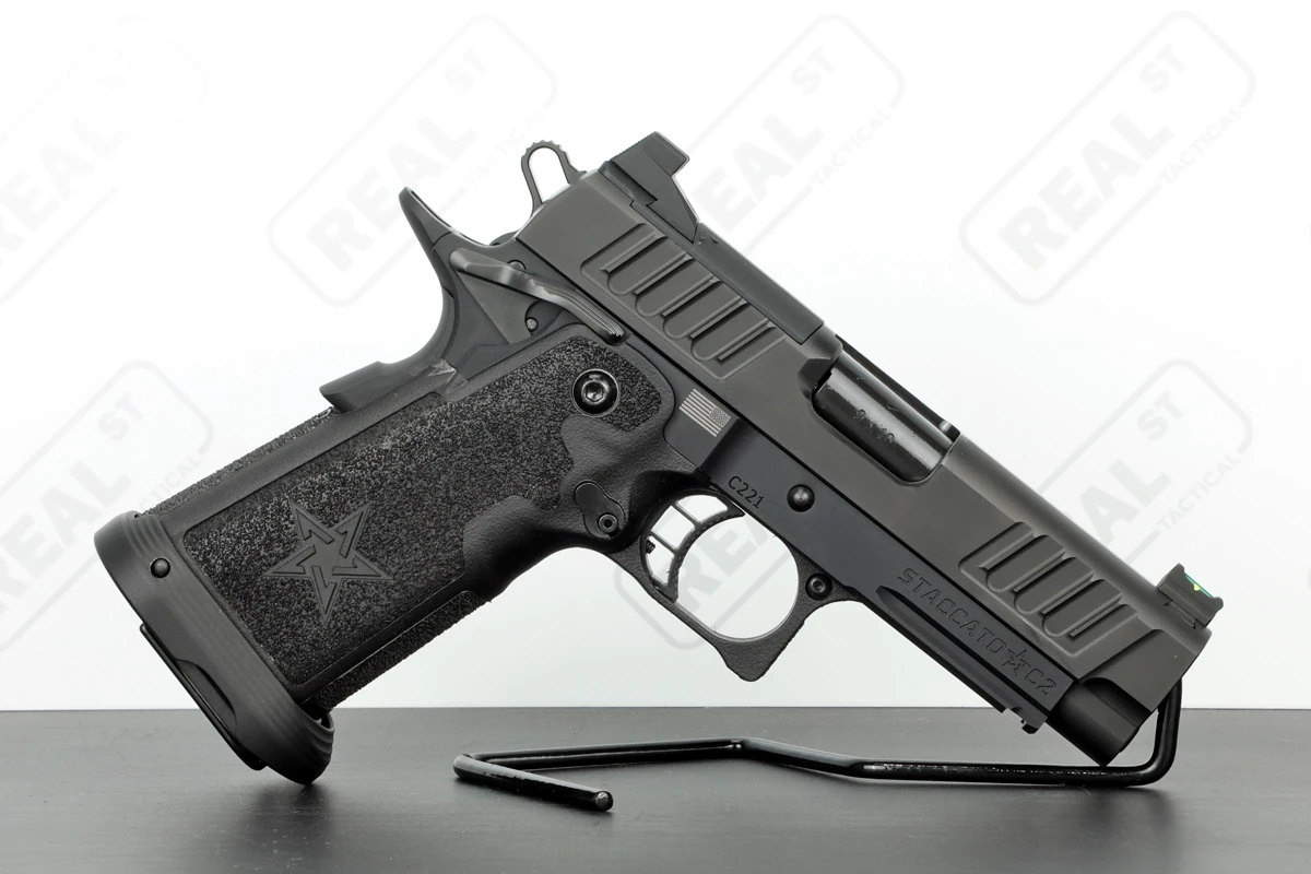 Staccato C2 2011 Pistol 9mm Fullsize Optic Ready 3.9" DLC Bull Barrel ...