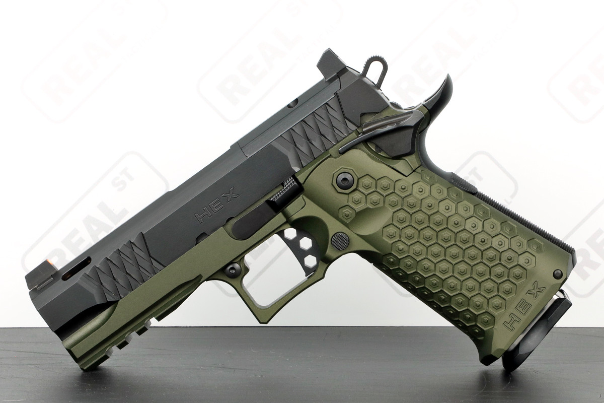 Jacob Grey TWC HEX Ported 4.25" Double Stack 1911 Pistol 9mm BLACK