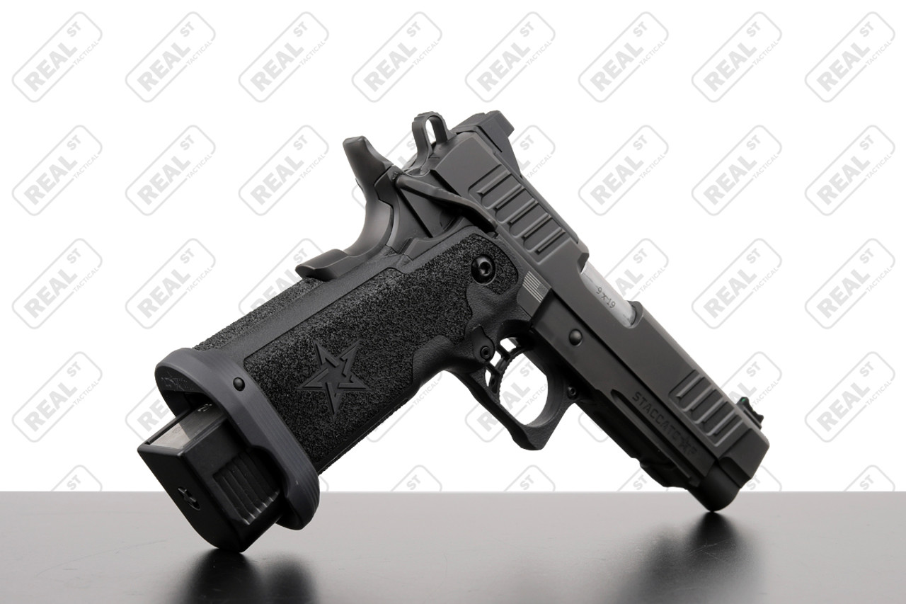 Staccato P 2011 Pistol 9mm Fullsize Optic Ready 4.4" Stainless Bull Barrel Tac Grip
