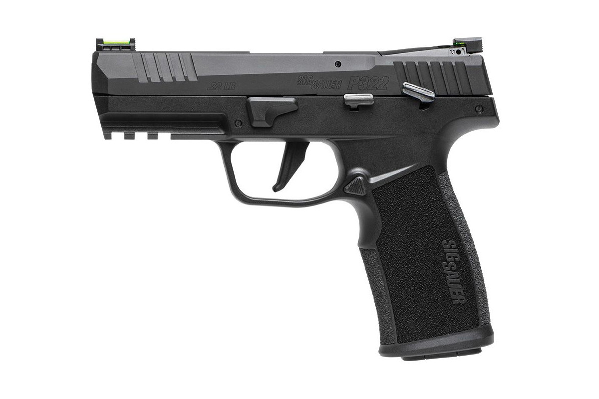 Sig Sauer P322 22lr Compact Pistol Black w/ threaded barrel adapter