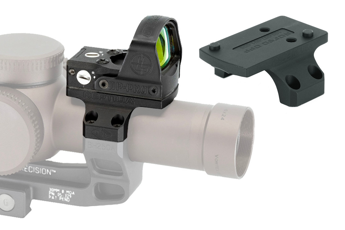 Reptilla ROF-90 Leupold Delta Point Pro DPP Mount for 30mm Scope Black
