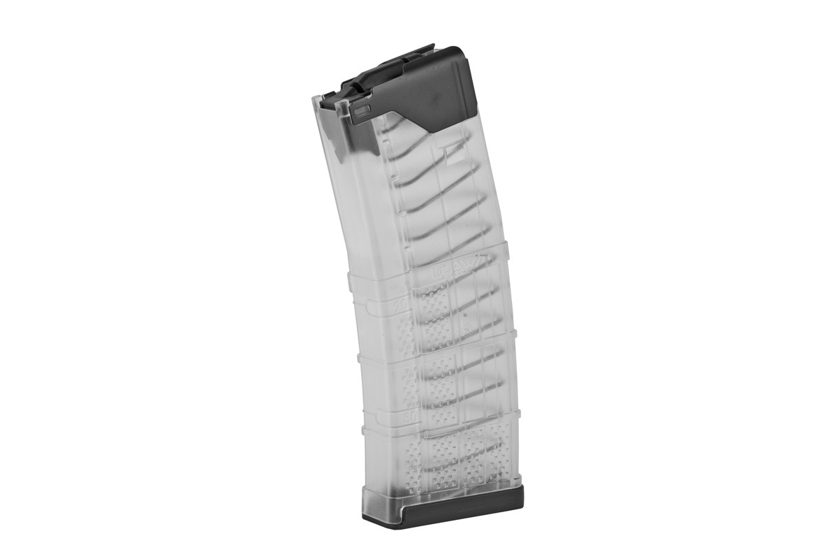 Lancer 30rd L5 Advanced Warfighter L5AWM AR15 Magazine Clear 5.56 .223