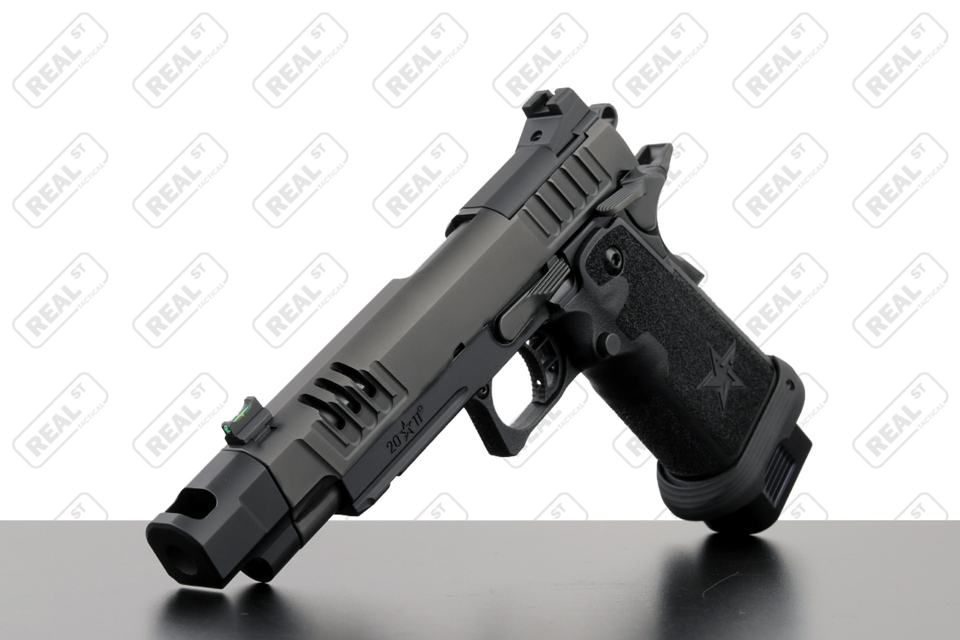 Staccato P Limited Edition 2011 Pistol 9mm Fullsize Optic Ready 5.0" DLC Threaded Compensated Barrel