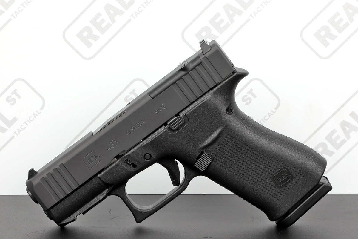 Glock 43X G43X MOS Gen5 9mm Subcompact Single Stack Pistol 10rd Black