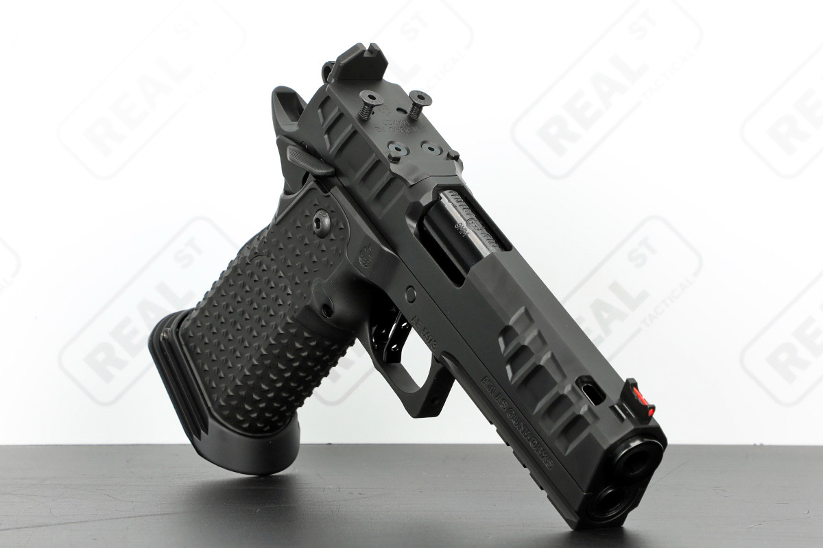Atlas Apollo V2 Perfect Zero Pistol 9mm Optic Ready 4.6" Ported DLC Black