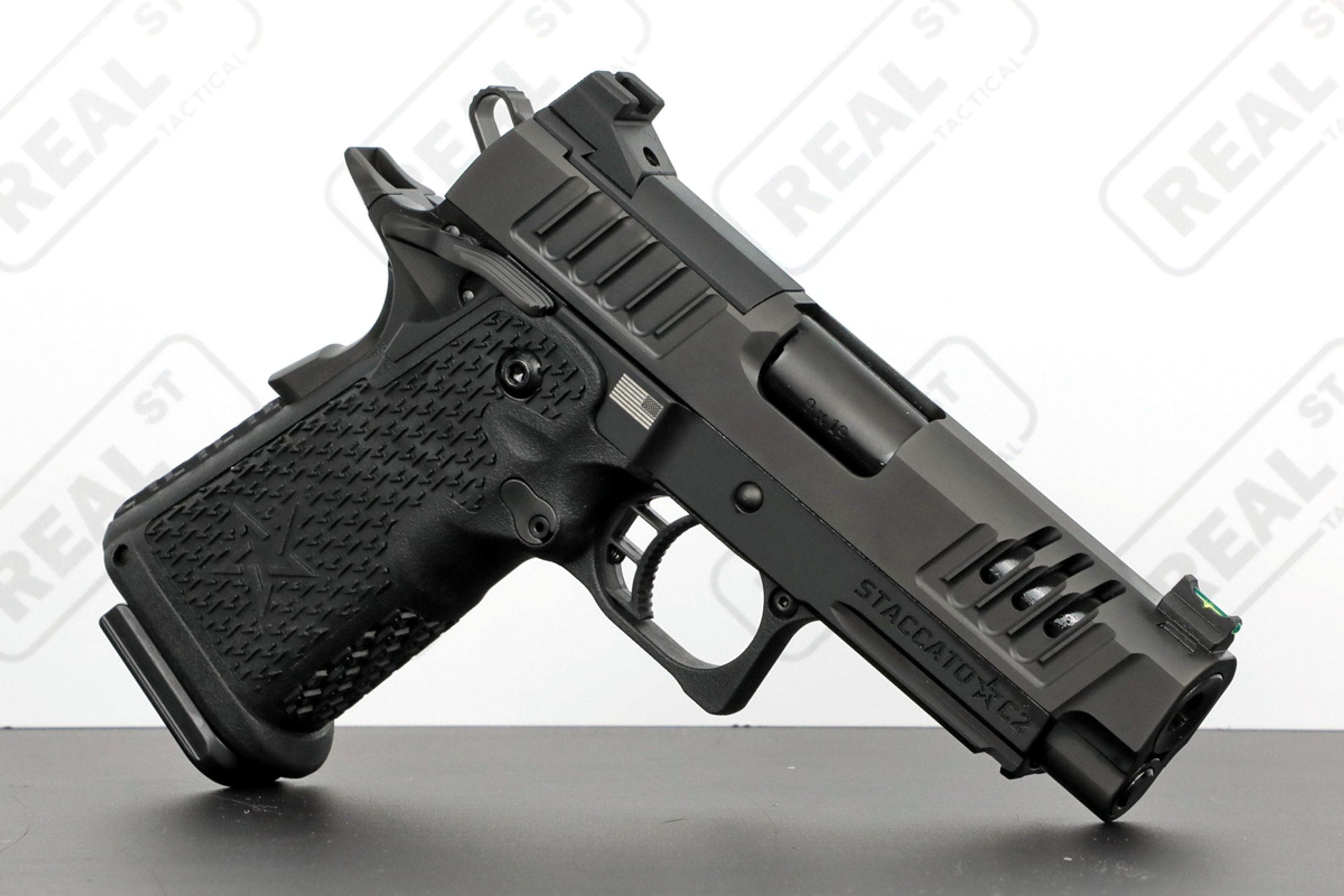 Staccato C2 2011 Pistol 9mm Fullsize Optic Ready 3.9" DLC Bull Barrel X CUT SERRATIONS
