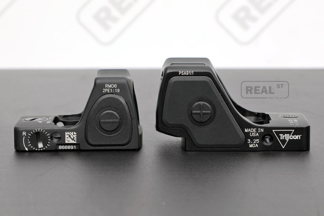 Trijicon RMR vs RMR HD Side by Side Comparison - Real Street Tactical
