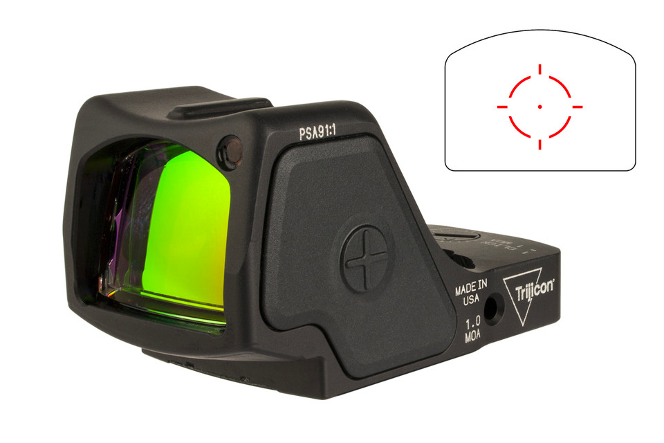 Trijicon RMR HD Red Dot Sight 3.25 MOA Dot 55 MOA Circle Black ...