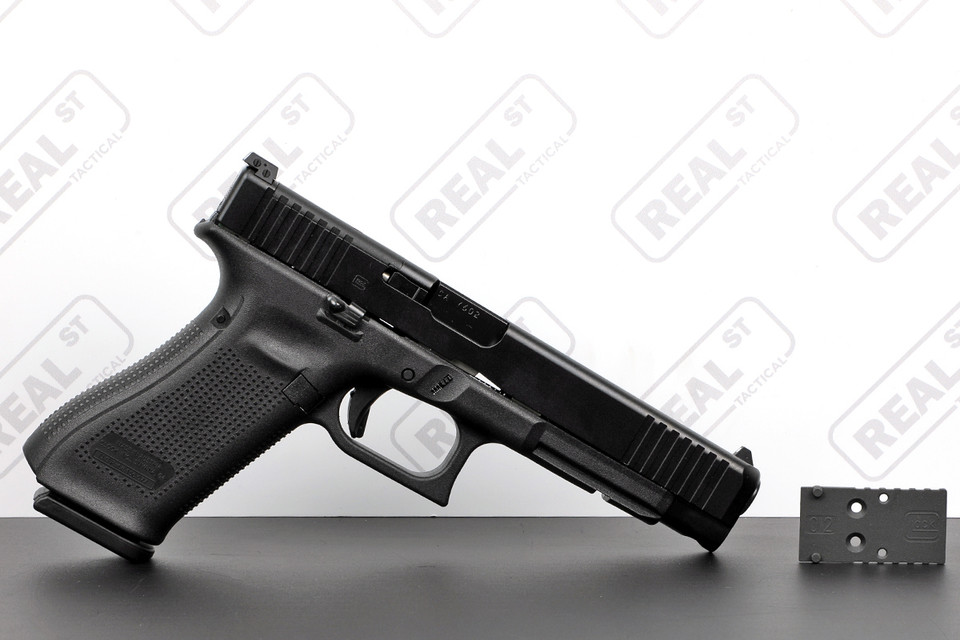 Glock 34 G34 MOS Gen5 9mm Competition Optic Ready Pistol 17rd Black ...