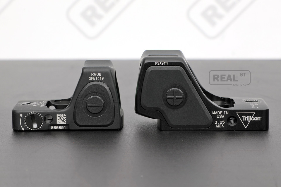 Trijicon RMR vs RMR HD Side by Side Comparison - Real Street Tactical