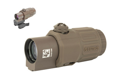 EOTECH G33 3X Magnifier STS Switch to Side QD Mount Tan