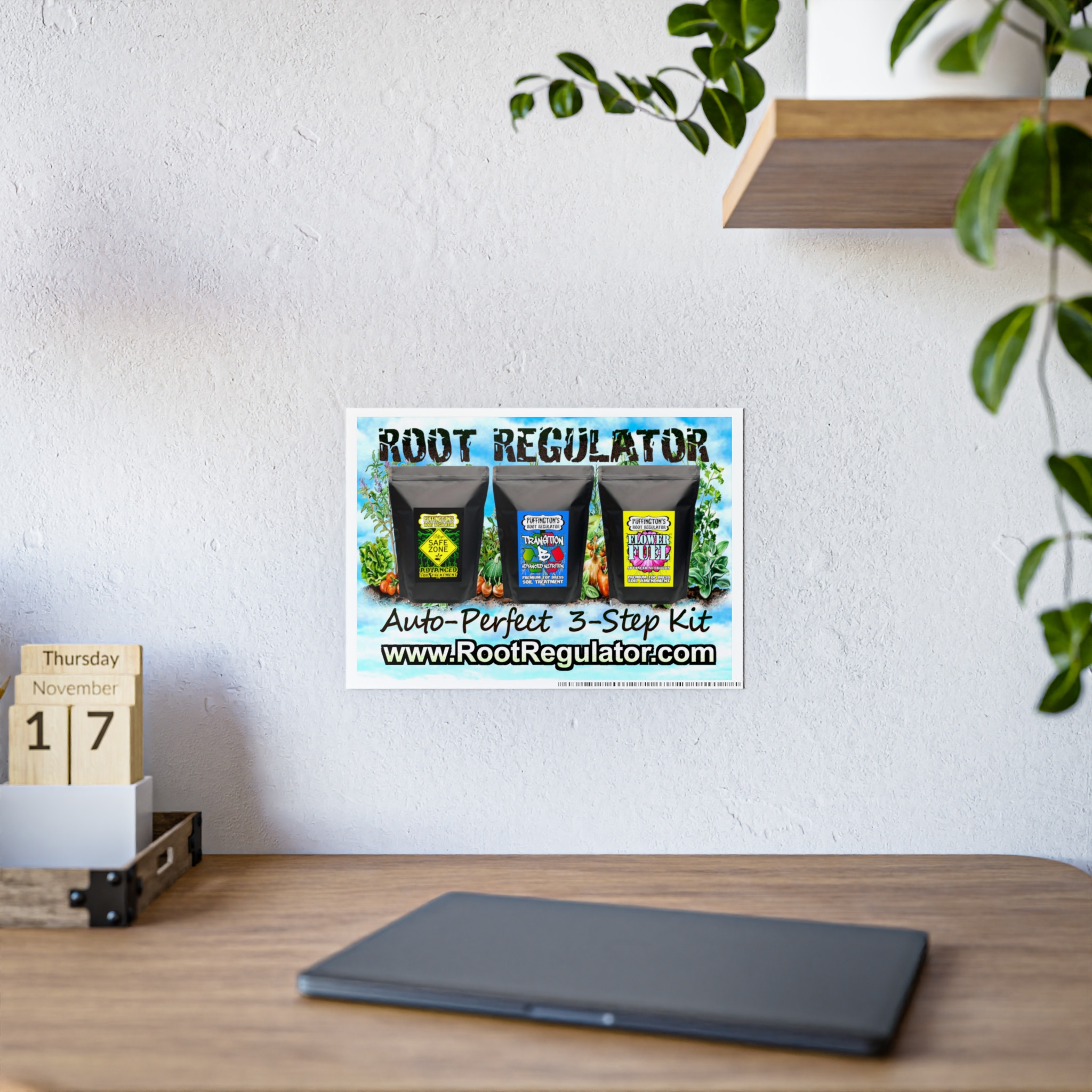 Root Regulator Auto-Perfect Gloss Posters - Puffington's Root Regulator