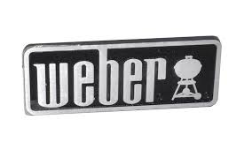 Weber 90501 Logo Plate | Enhance Your Grill with Authentic Weber Branding